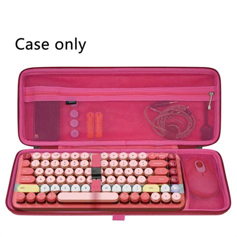 Geekria Keyboard Case Hard Shell Travel Carrying Bag For Compact Key Computer Mechanical