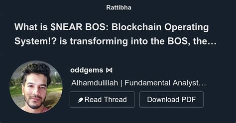 what is near bos blockchain operating system nearprotocol is transforming into the bos the