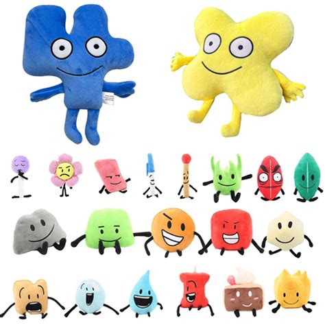 Bfdi Four Plush Doll Game Battle For Dream Island Cosplay Plushie Toy Number Flower Woody Coiny 