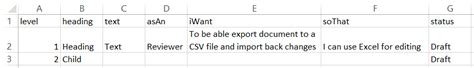 import and update requirements from ms excel reqview
