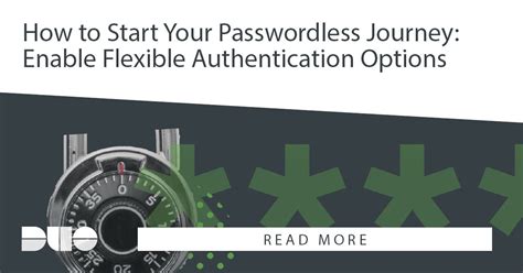 passwordless journey flexible authentication options duo duo security