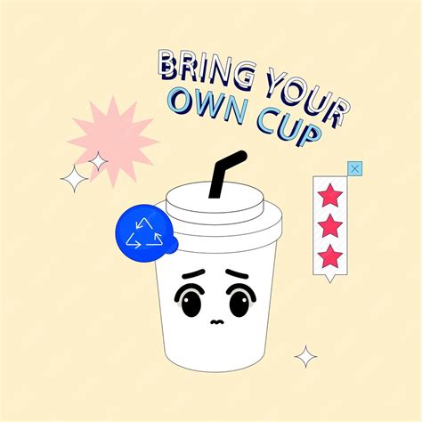 Premium Vector Cute Hand Drawn Cup Illustration