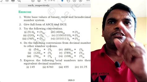 Ncert Solutions Computer Science Class 11 Chapter 2 Encoding Schemes And Number System Part