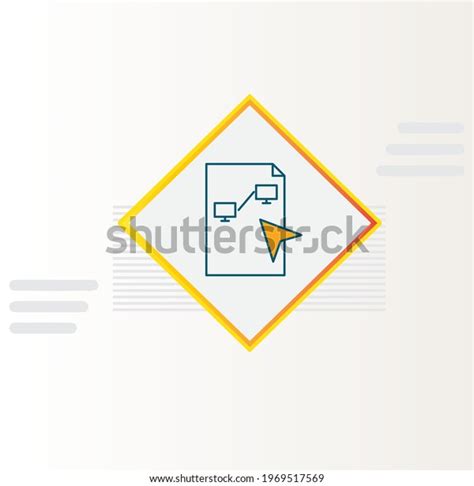 Rdp File Accessed Icon Isolated Background Stock Vector Royalty Free