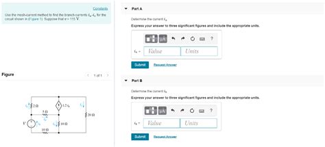 Solved Constants Part A Use The Mesh Current Method To Find Chegg