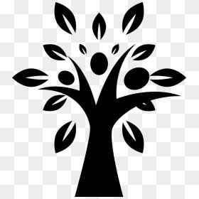 Tree Shape With Leaves Tree Leaves Icon Png Transparent Png Vhv