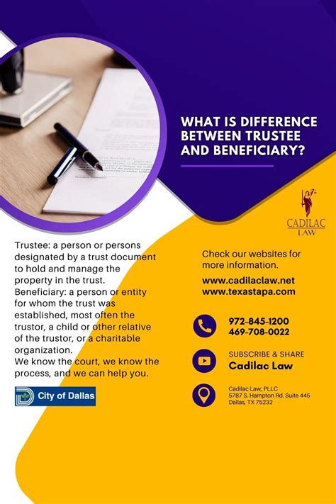 What Is Difference Between Trustee And Beneficiary Artofit