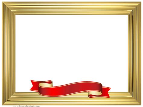 Free Printable And Editable Certificate Border Instant Download