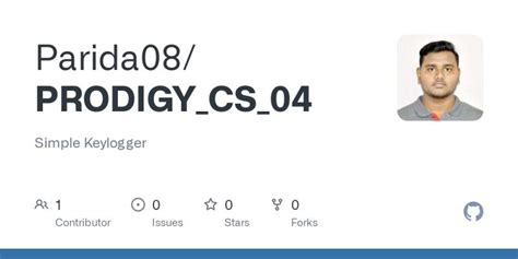 Github Parida08prodigycs04 Simple Keylogger Akash Kumar Parida
