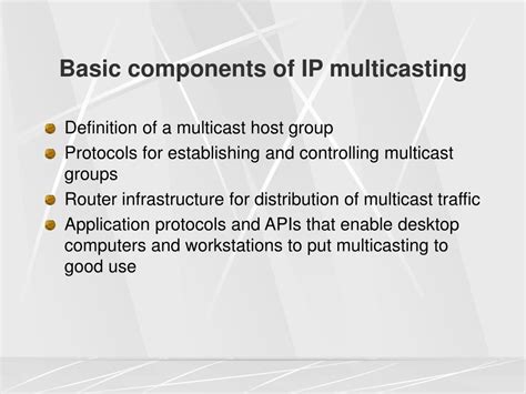 Ppt Ip Multicast Powerpoint Presentation Free Download Id661419