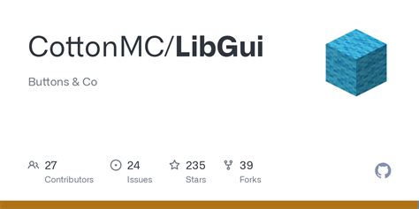 GitHub CottonMC LibGui Buttons Co