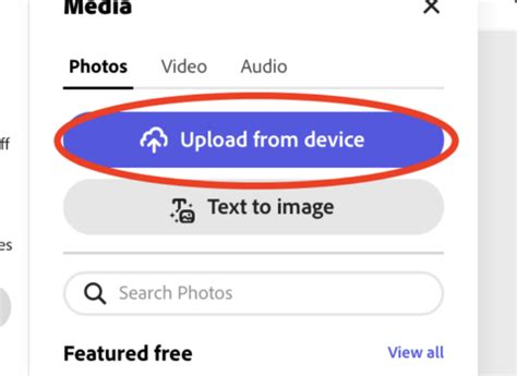 Adding Still Images To An Adobe Express Video Project Media Commons