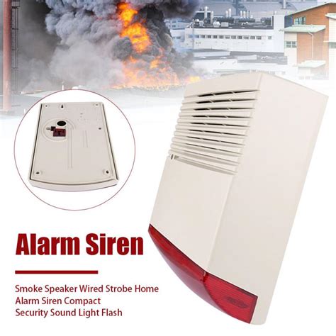 Newest Waterproof Solar Alarm Smoke Speaker Wired Grandado