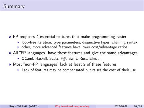 Functional Programming Advantages Pdf