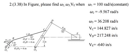 Solved 2 3 38 In Figure please find ω2 ω3 VE Chegg com