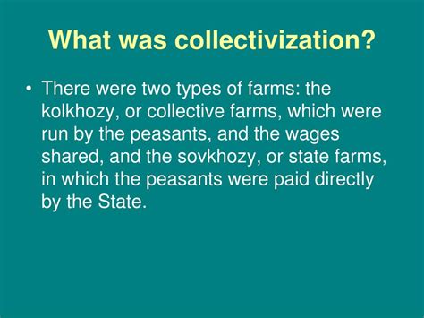 Ppt Collectivization Powerpoint Presentation Free Download Id4442775