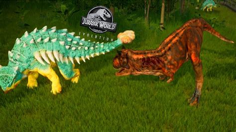 Bumpy The Ankylosaurus Vs Carnotaurus Toro Jurassic World