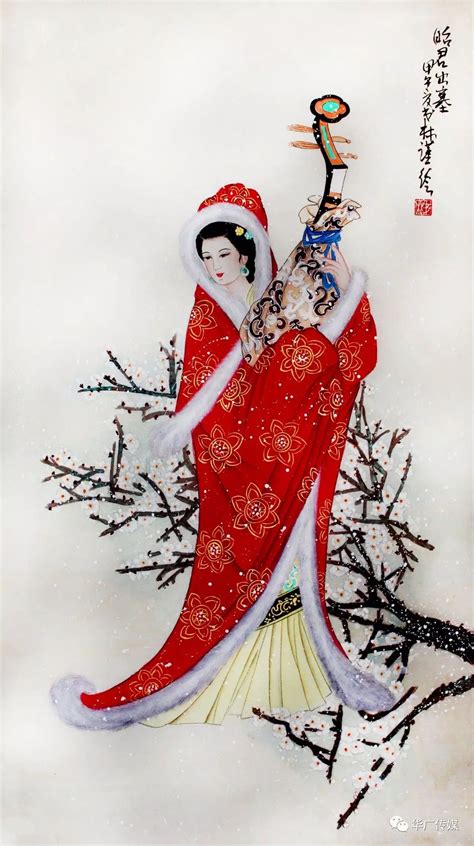 昭君出塞昭君出塞画昭君出塞场景大山谷图库