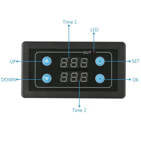 Digital Display Time Relay Timing