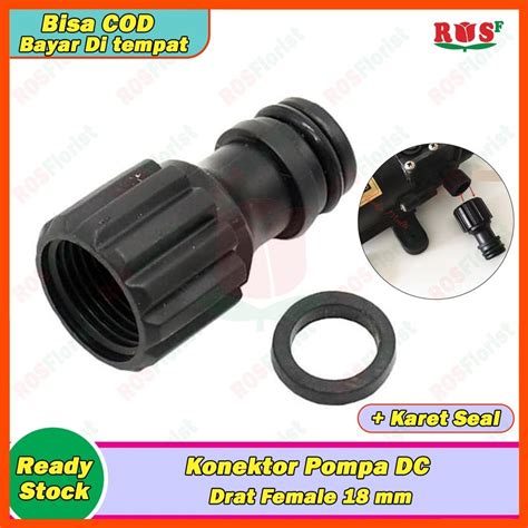 Jual RF Sambungan Quick Release Male X 18 Mm Pompa DC Female Drat Konektor Semprotan Sprayer