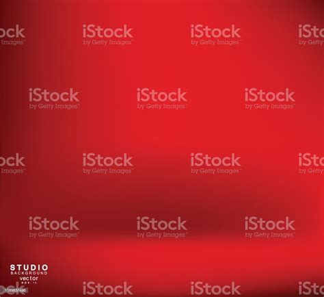 빈 붉은 색 스튜디오 룸 고급 배경입니다 추상 그라데이션 빨간색 디스플레이 제품 디자인 웹 템플릿 벡터 그림의 배경으로 사용 0명에 대한 스톡 벡터 아트 및 기타 이미지