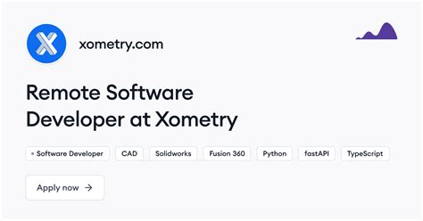 Xometry Hiring Software Developer • Remote Work From Home Himalayas