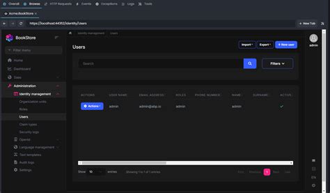 Get Started With Abp Creating A Single Layer Web Application Abpio Documentation