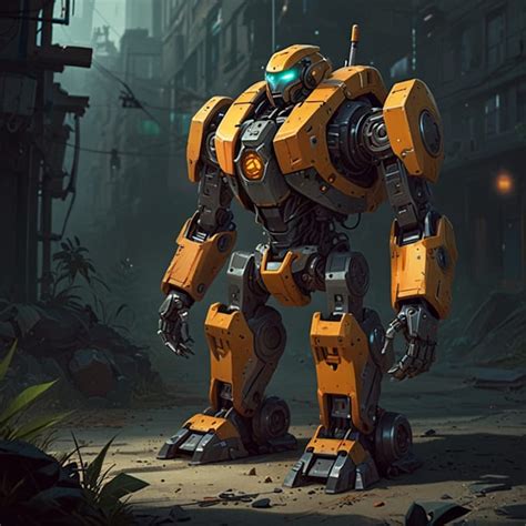 Create Cute Mecha Robot Character Concept Art By Roearoes Fiverr