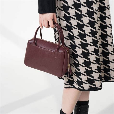 포스티 나인온스 여성 숄더 크로스 핸드 가방 로드가죽백