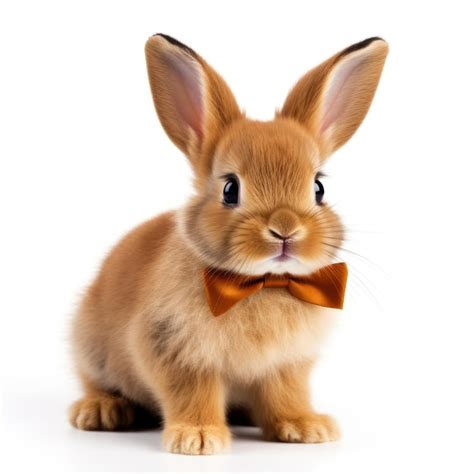 Premium Ai Image Cute Rabbit Isolated Illustration Ai Generativexa