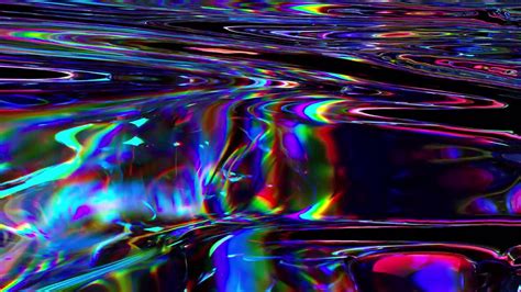 iridescent rainbow liquid loop stock motion graphics motion array