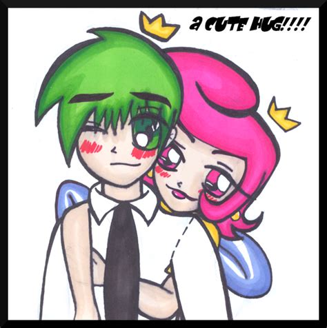 Cosmo Wanda A Cute Hug By Martyna Chan On Deviantart