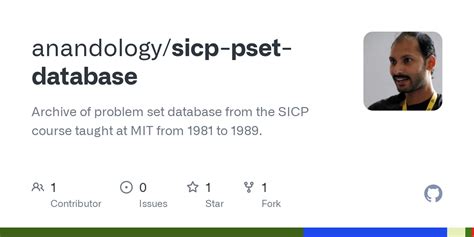 github anandology sicp pset database archive of problem set database