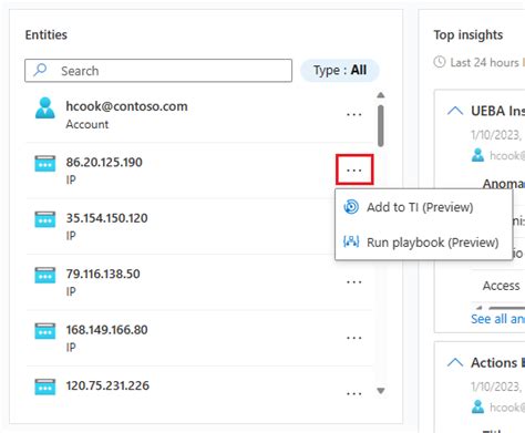 Azure Portal에서 Microsoft Sentinel 인시던트 심층 조사 Microsoft Learn