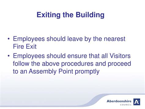 PPT Fire Evacuation Information Woodhill House PowerPoint Presentation ID