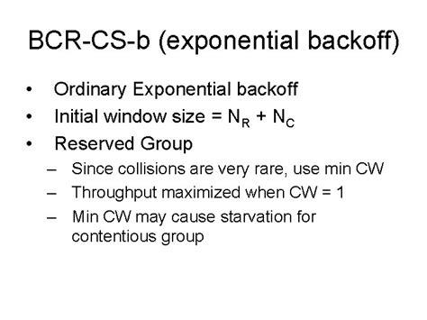 On Optimizing Backoff Counter Reservation And Classifying Stations