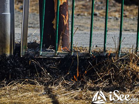 СЭРЭМЖЛҮҮЛЭГ Хашааны шар өвс хог хаягдлыг ил задгай шатаахгүй байхыг анхааруулж байна Isee Mn