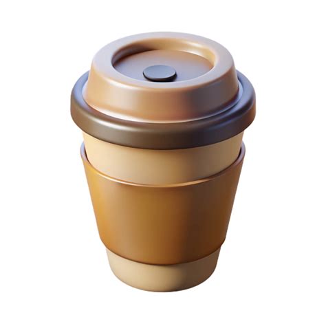 Quintessential Tropical Pictogram Of A Coffee Cup Scalable Flat Color Crisp Edges With