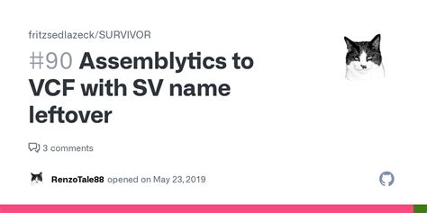 Assemblytics To Vcf With Sv Name Leftover · Issue 90 · Fritzsedlazeck