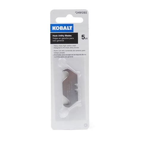 Kobalt Carbon Steel Hook Utility Razor Blade 5 Pack In The Replacement
