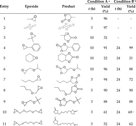 Cycloaddition Between Co2 And Various Epoxides Catalyzed By Zn Npclh Download Scientific Diagram