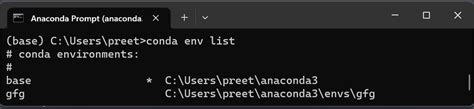 How To Delete An Environment In Conda Geeksforgeeks
