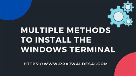 Best Ways To Install Windows Terminal