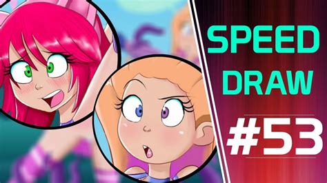 Speed Draw 53 Annie Zoe Y Vel Koz Landidzu Youtube