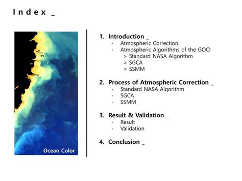 Ppt Atmospheric Correction Algorithm For The Goci Powerpoint Presentation Id 2110132