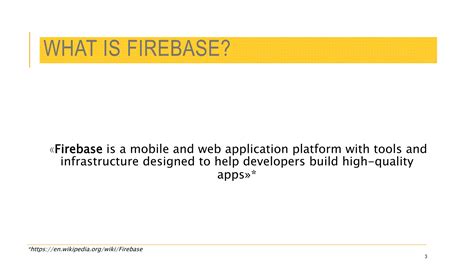 Introduction To Firebase Pptx