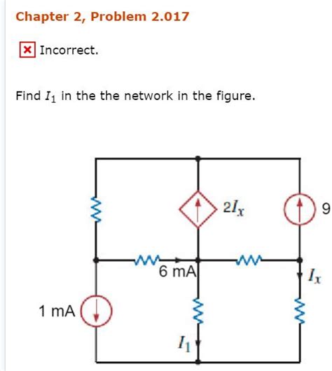 Solved Chapter 2 Problem 2 017 Incorrect Find 11 In The Chegg Com