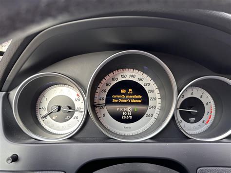 W204 Mercedes Dashboard Errors Rw204