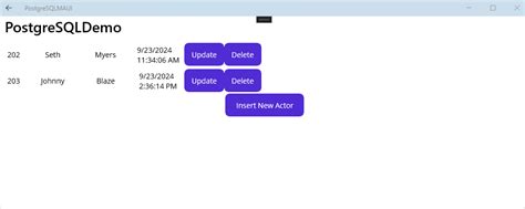 Connect Net Maui App To Postgresql In C — Crud Operations Examples