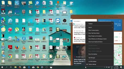How To Remove The News And Interests Widget From The Taskbar Windows Windows Widget